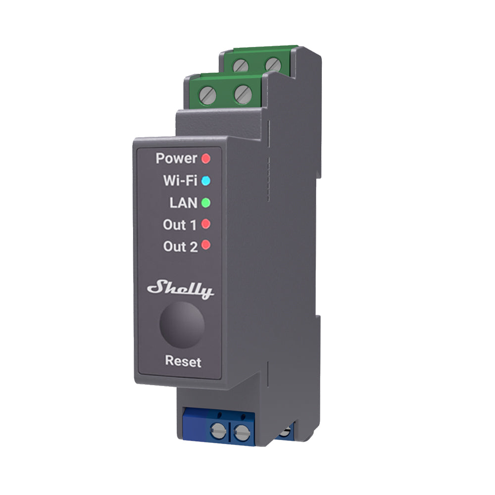 2 Circuit DIN Rail Wi-Fi Relay Switch – The Home Automation Store